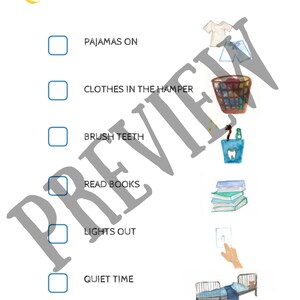 Daily Routine Bundle: Morning Checklist and Bedtime Routine for School ...