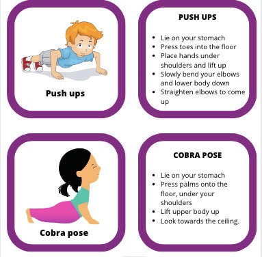 Movement Break Cards for Kids: Printable Cards With Exercises and Description for ASD/OT/ADHD - Etsy