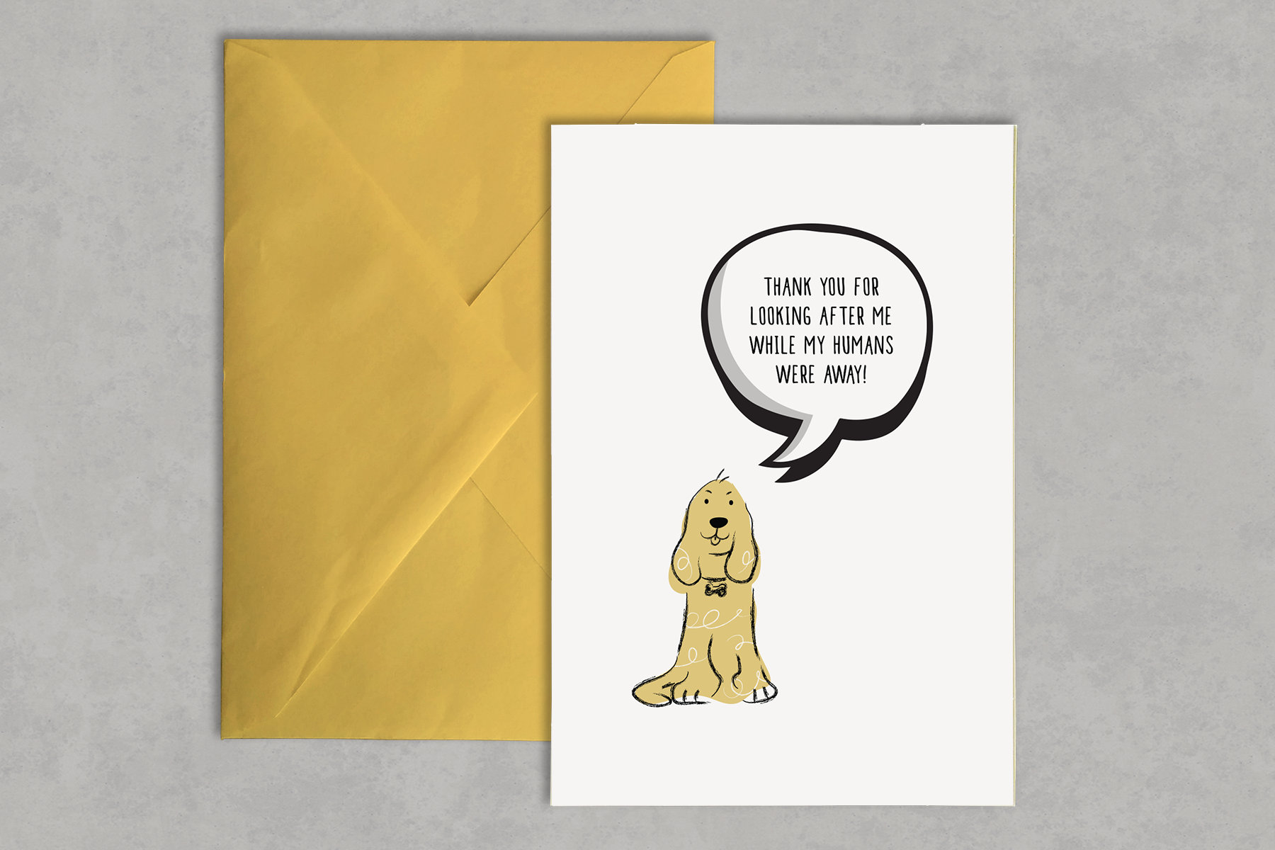 Thank You for Looking After My Dog Card, Digital Download, Printable ...