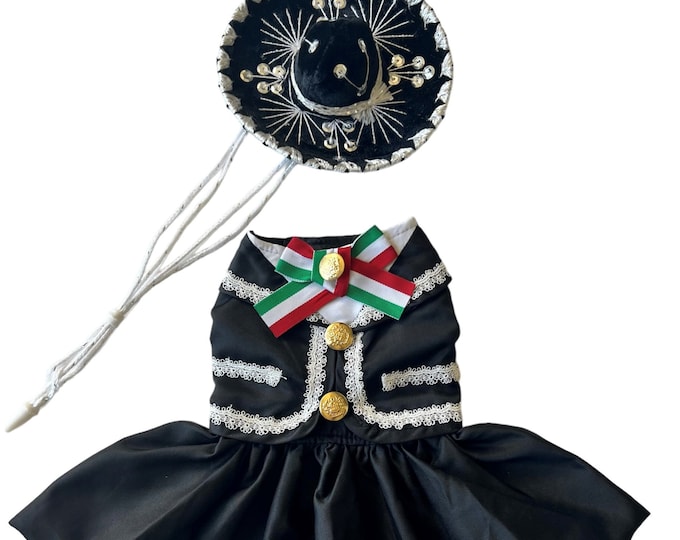 Mariachi Dog Costume/ Mariachi Outfit for Dogs/ Mexican Dog Costume ...
