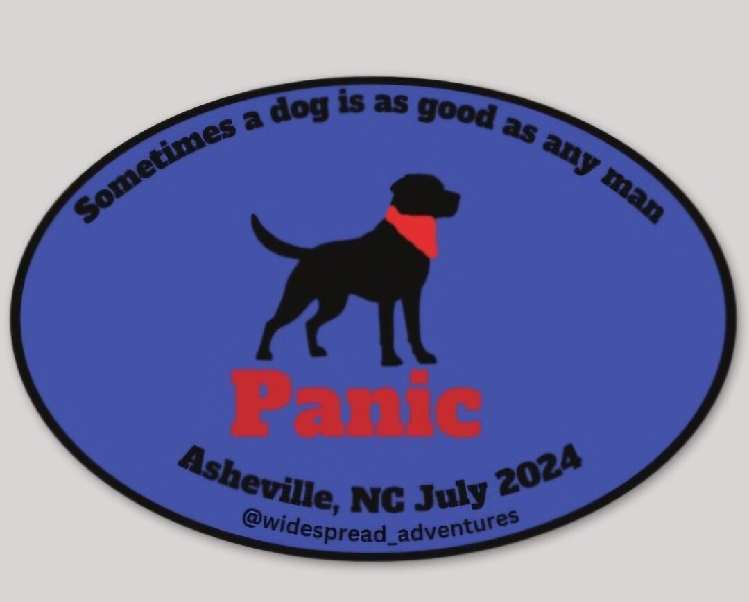WSMFP Dog Asheville 2024 3.5x4 Sticker - Etsy