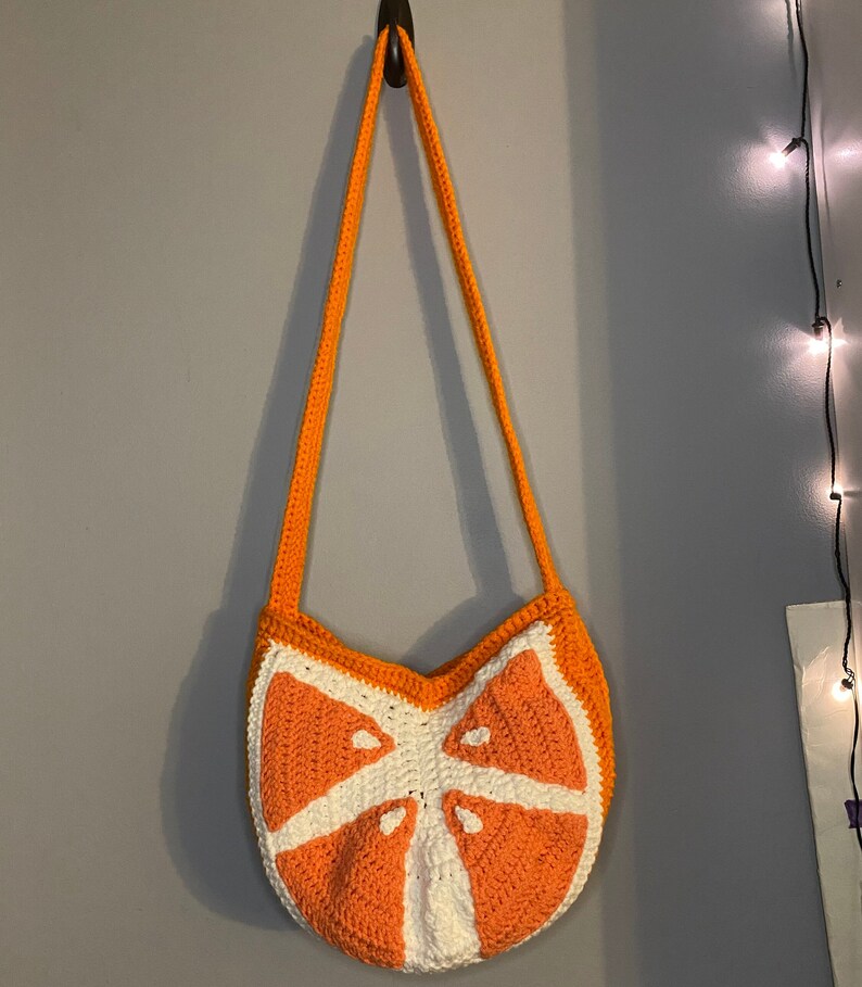 Crochet Fruit Slice Bag by Robyn - Etsy