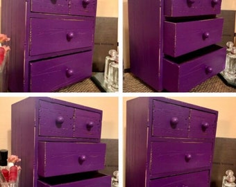 Purple Chest of Drawers | Etsy