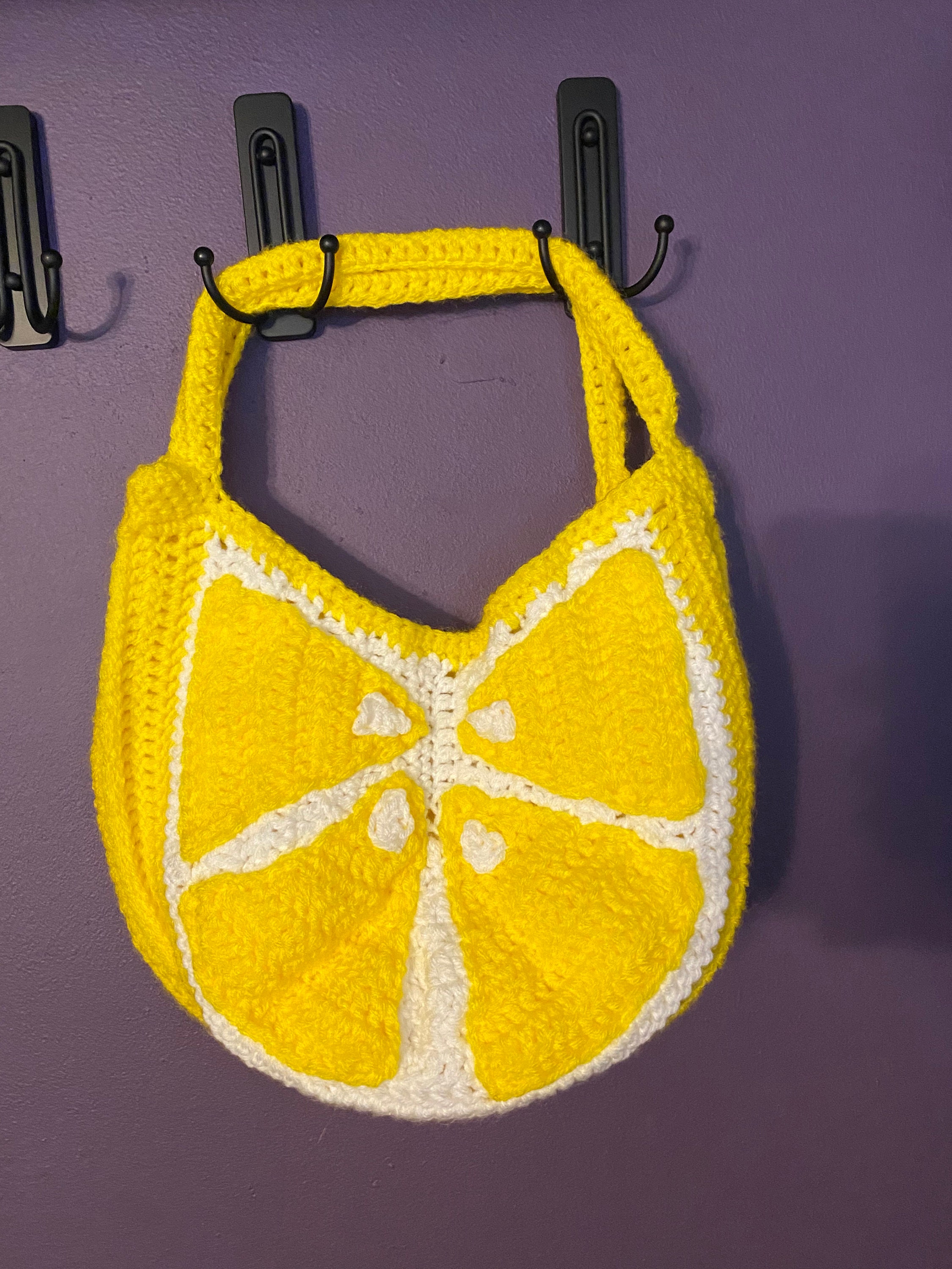 Crochet Fruit Slice Bag by Robyn - Etsy