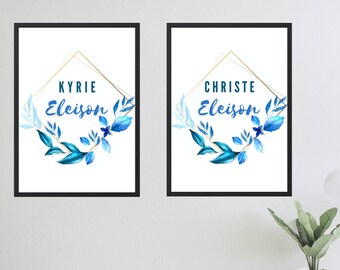 Kyrie Eleison Print - Etsy