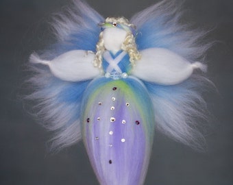 Guardian Angel LECABEL Needle Felted Merino Wool Waldorf - Etsy