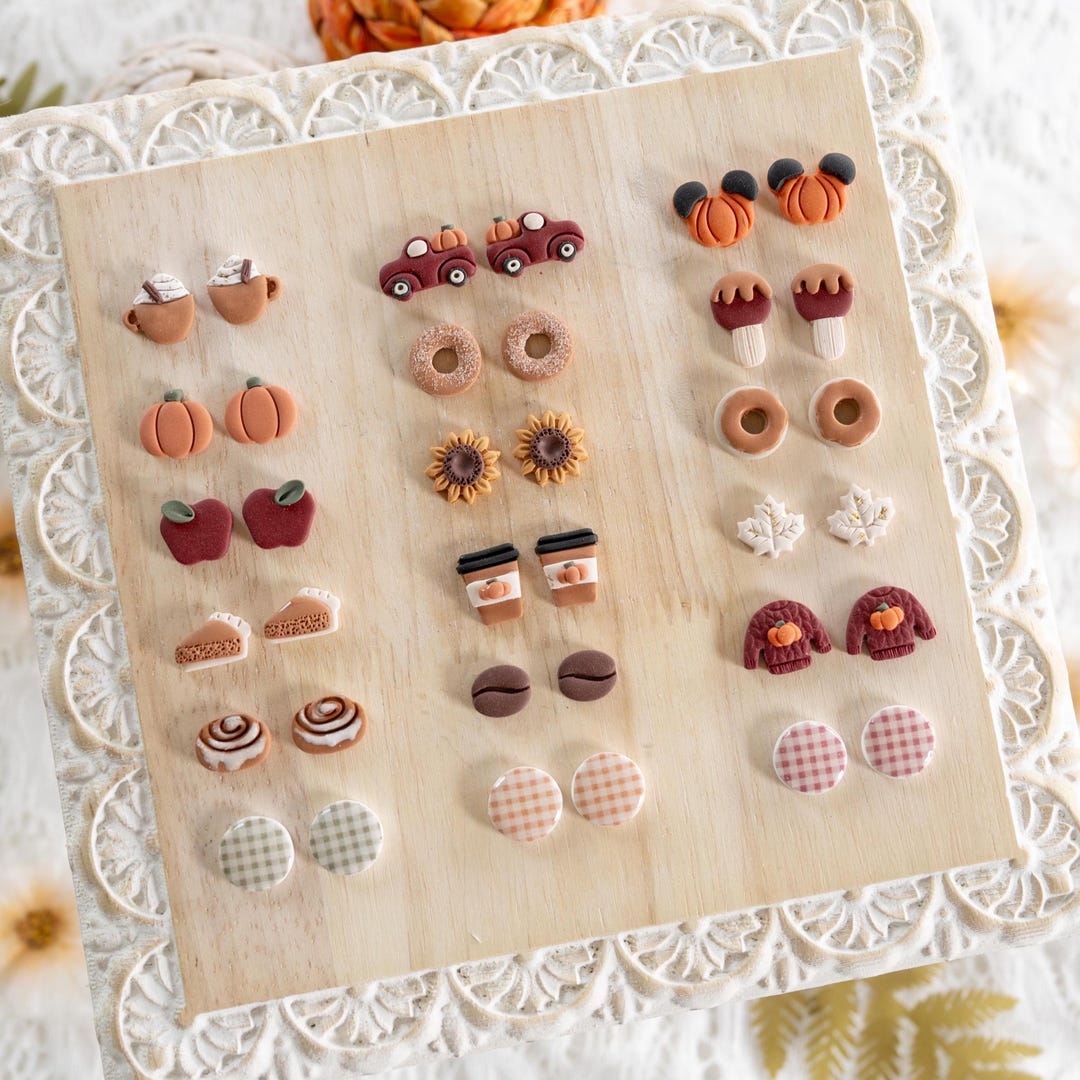 Build Your Own Fall Clay Stud Pack, Pick Your Own Clay Stud Pack ...