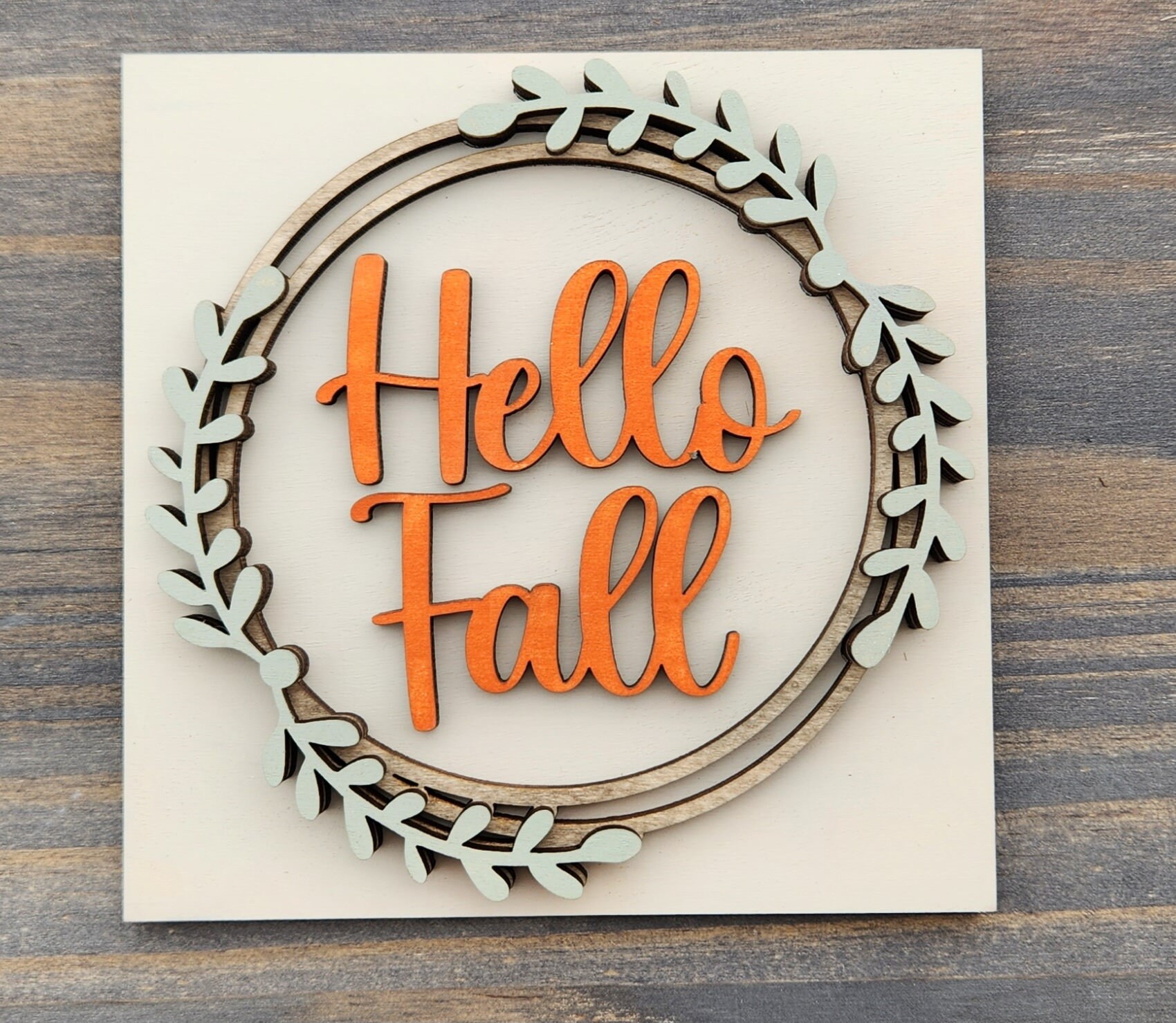 Fall Themed Leaning Ladder Inserts - Etsy