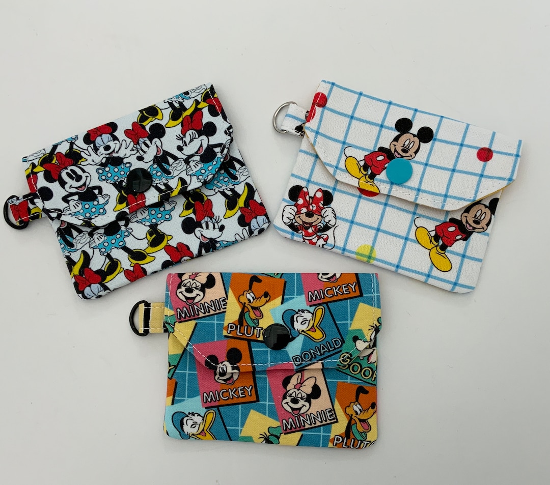 Disney Themed Mini Wallet, ID and Credit Card Holder, Grab and Go ...