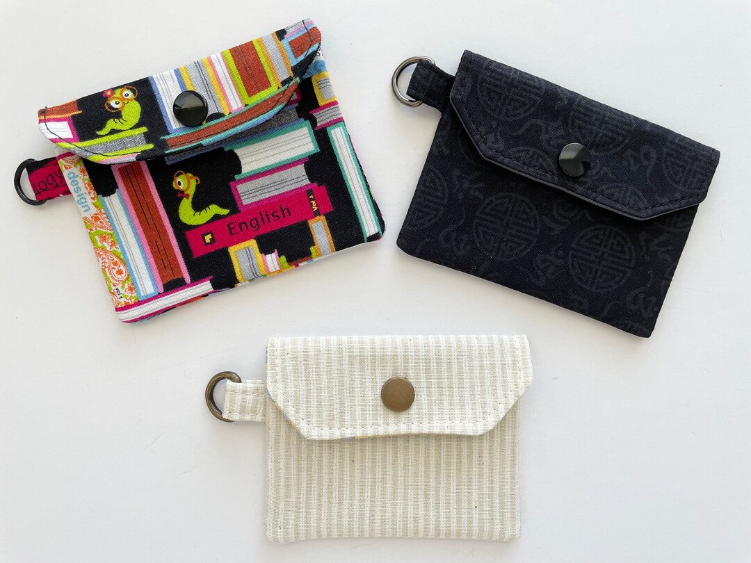 Mini Credit Card ID Holder, Mini Key Chain Card Holder, Mini Wallet ...