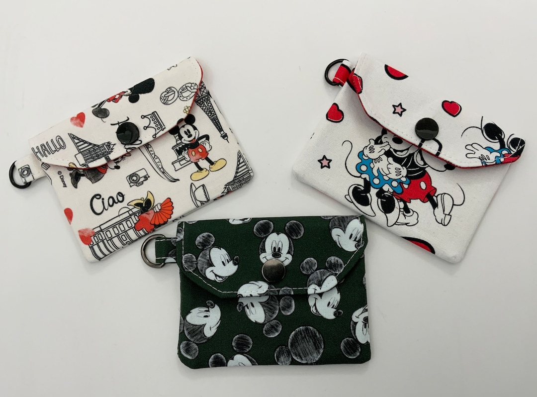Mini Credit Card ID Holder, Disney Mini Pouch, Mini Wallet, Grab and Go ...