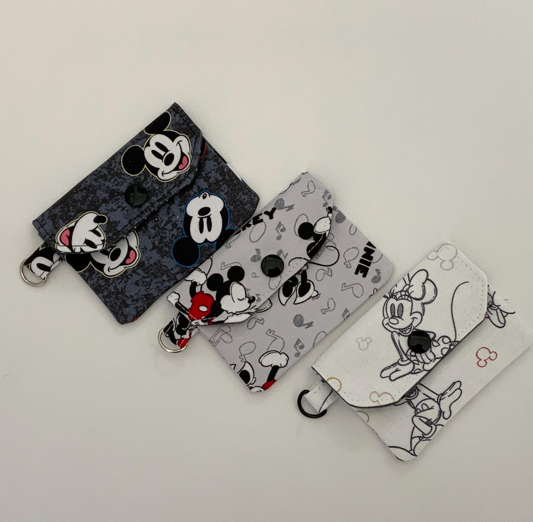 Disney Themed Mini Wallet, ID and Credit Card Holder, Grab and Go ...