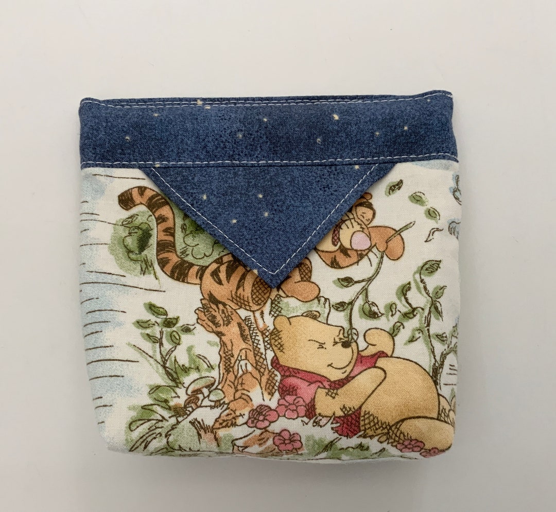 Snap Top Pouch Snap Closure Bag Spring Snap Pouch Pooh and - Etsy