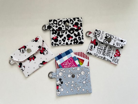 Disney Themed Mini Wallet ID and Credit Card Holder Grab and | Etsy