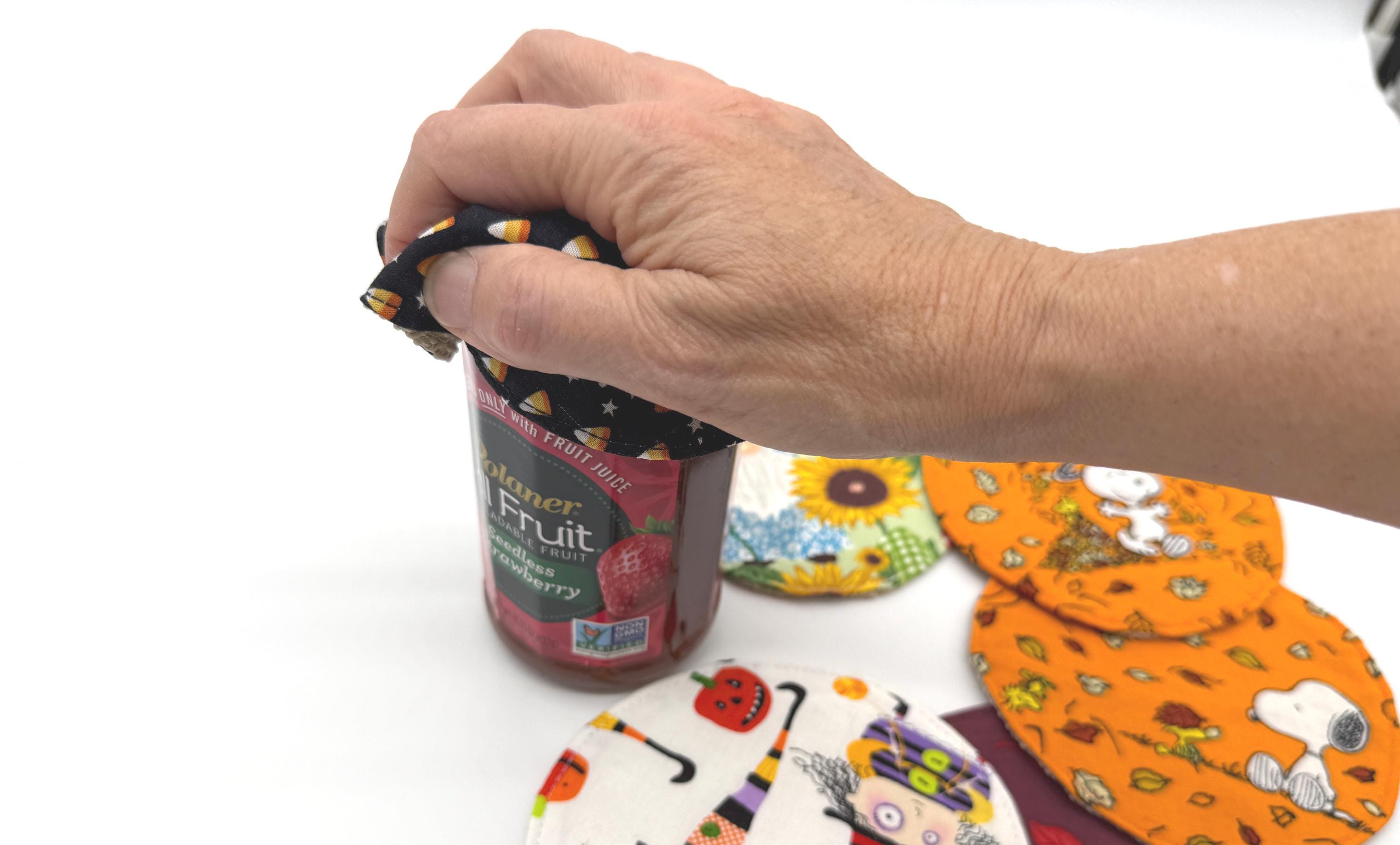 Round Jar Gripper, Rubber Backed Jar Opener for Arthritic Hands, Bottle ...
