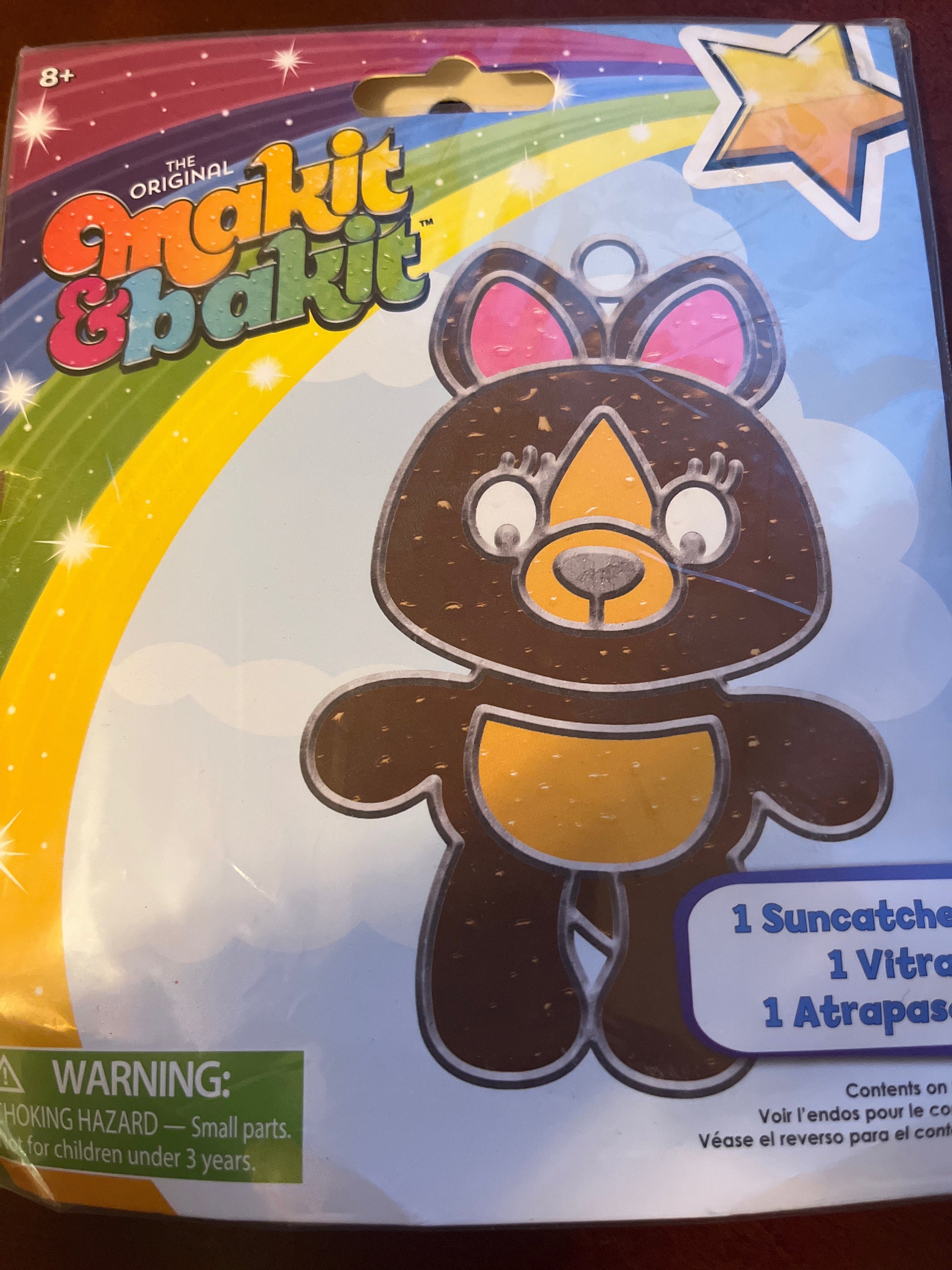 DIY Makit & Bakit Suncatcher Kit - Bear - Etsy