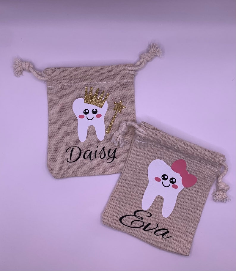 Tooth Fairy Bag, Personalized Tooth Fairy Bag, Tooth Fairy Keepsake ...