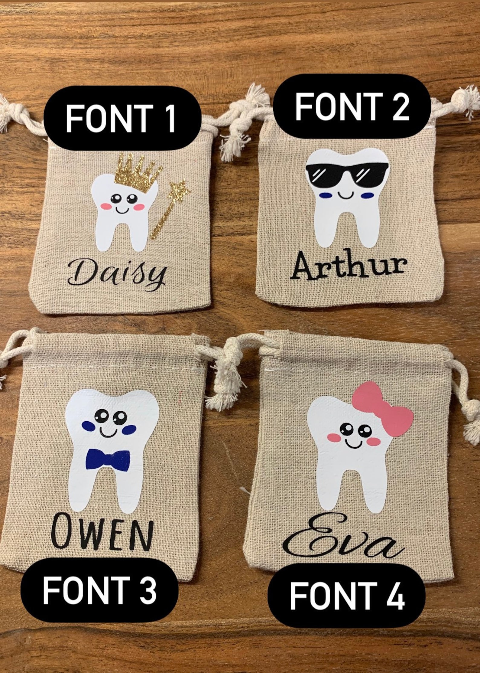 Tooth Fairy Bag, Personalized Tooth Fairy Bag, Tooth Fairy Keepsake ...