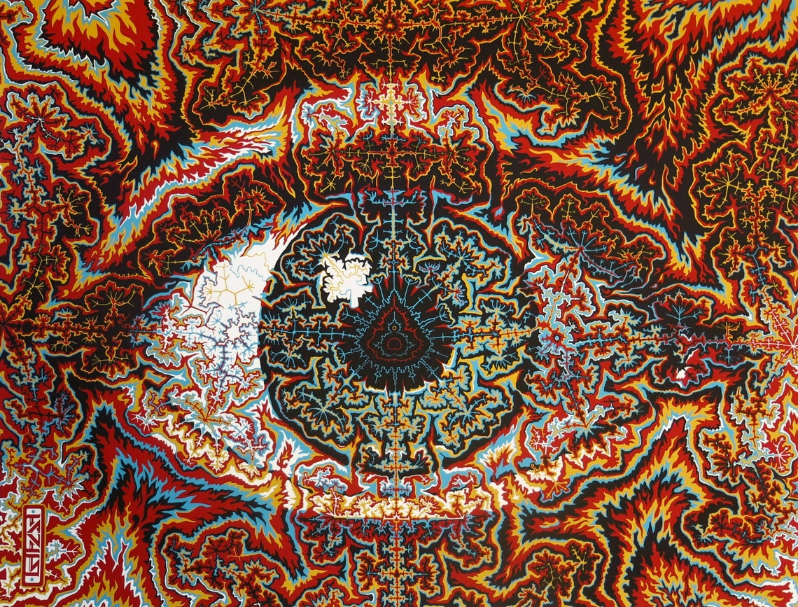 Seeing Both at Once - Limited Edition Screenprint by Bill Tavis - Etsy