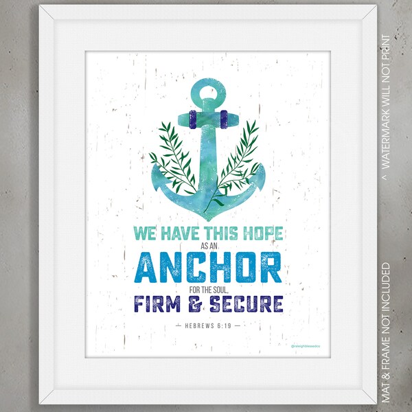 Nautical Bible Verse - Etsy