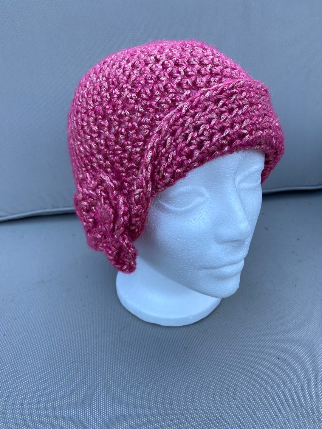 Crochet Cloche Hat Etsy