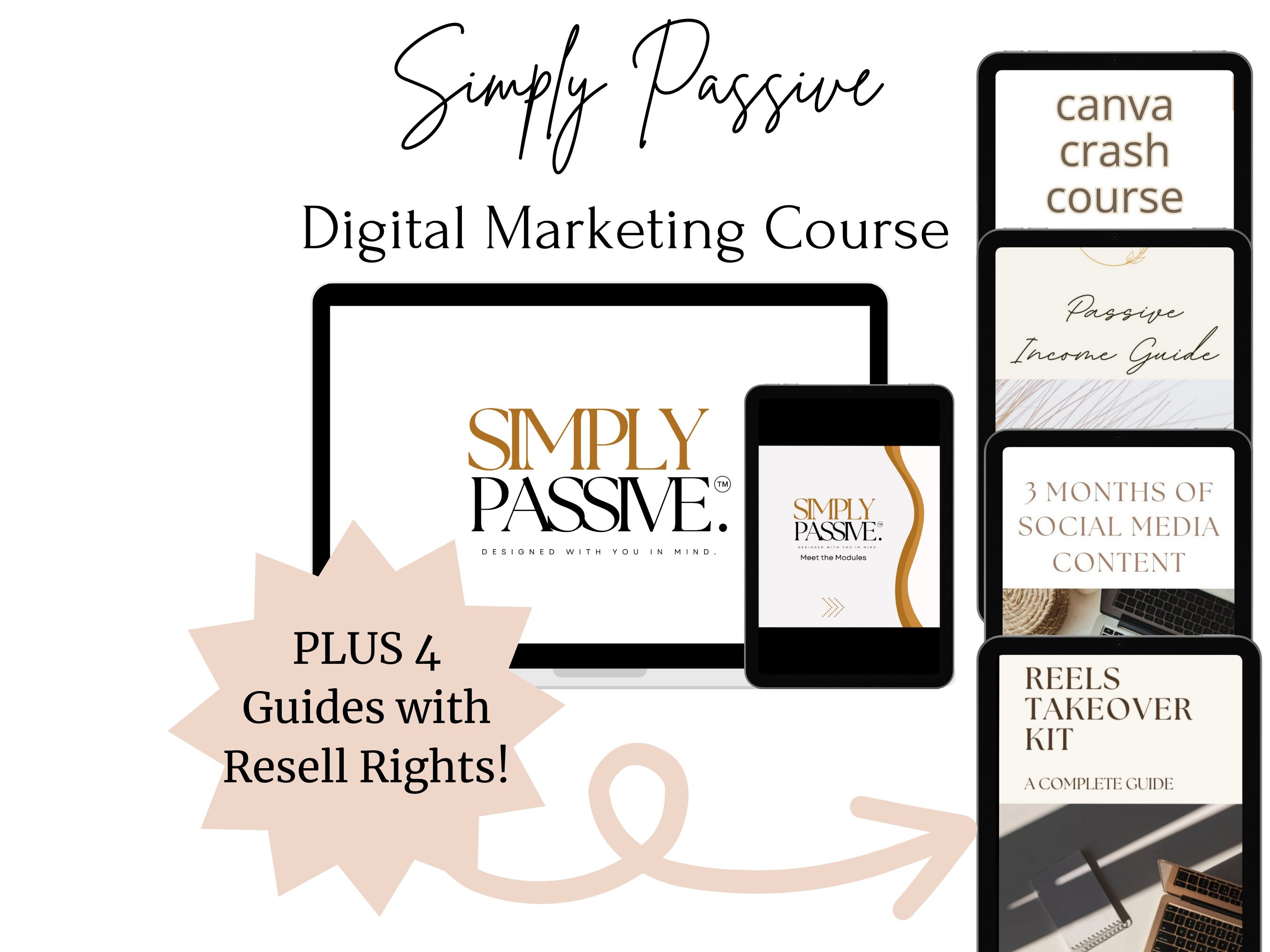 Simply Passive Digital Marketing Course Master Resell Rights Digital ...