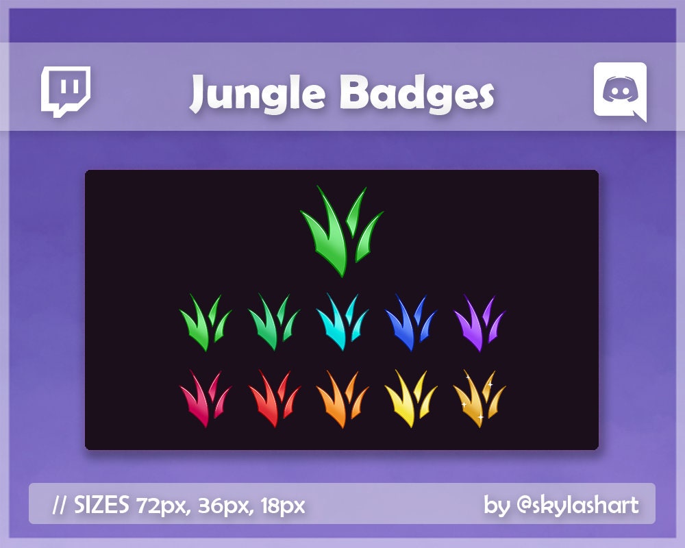 Lol Jungle Sub/bit Badges - League of Legends Jungle Role Subscription ...
