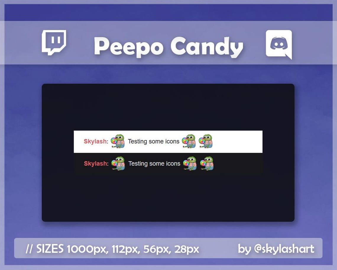 Peepo Candy Emote - Twitch, Discord, Youtube, Streaming, Gaming, Pepe ...