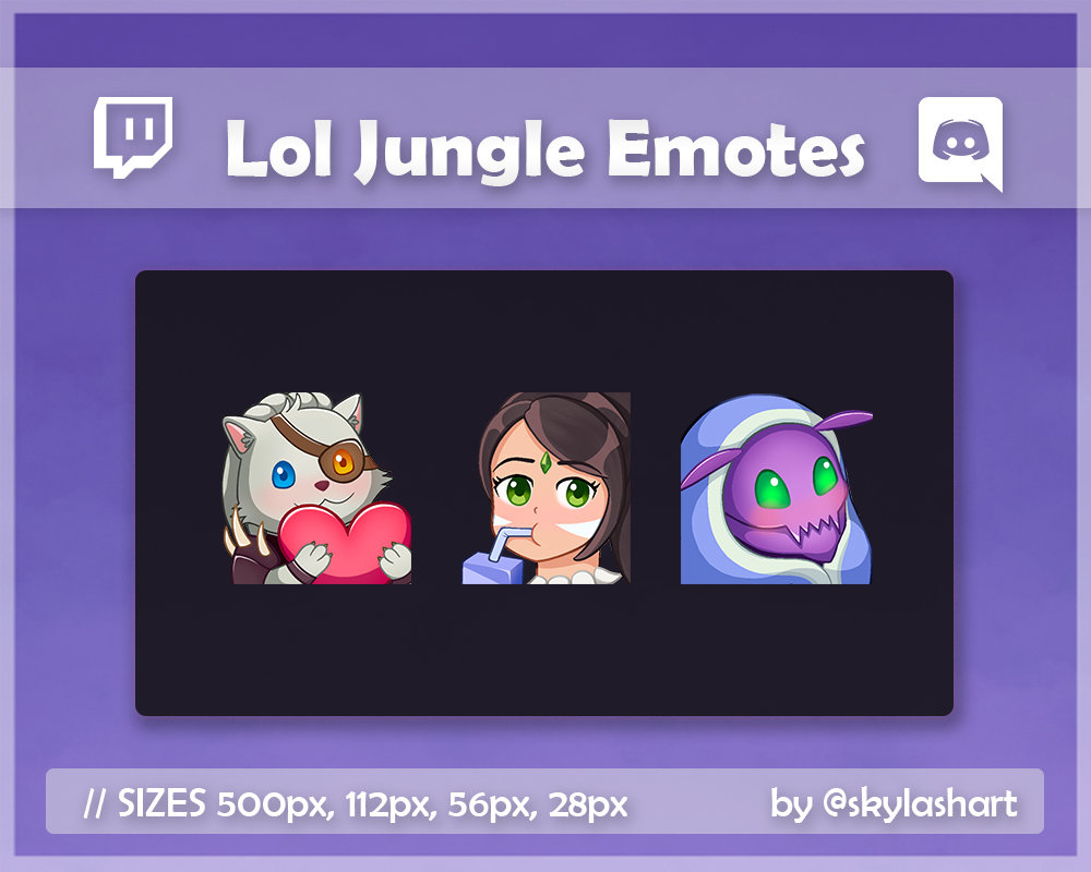 League of Legends Assassin Jungle Emote Bundle Rengar Love | Etsy