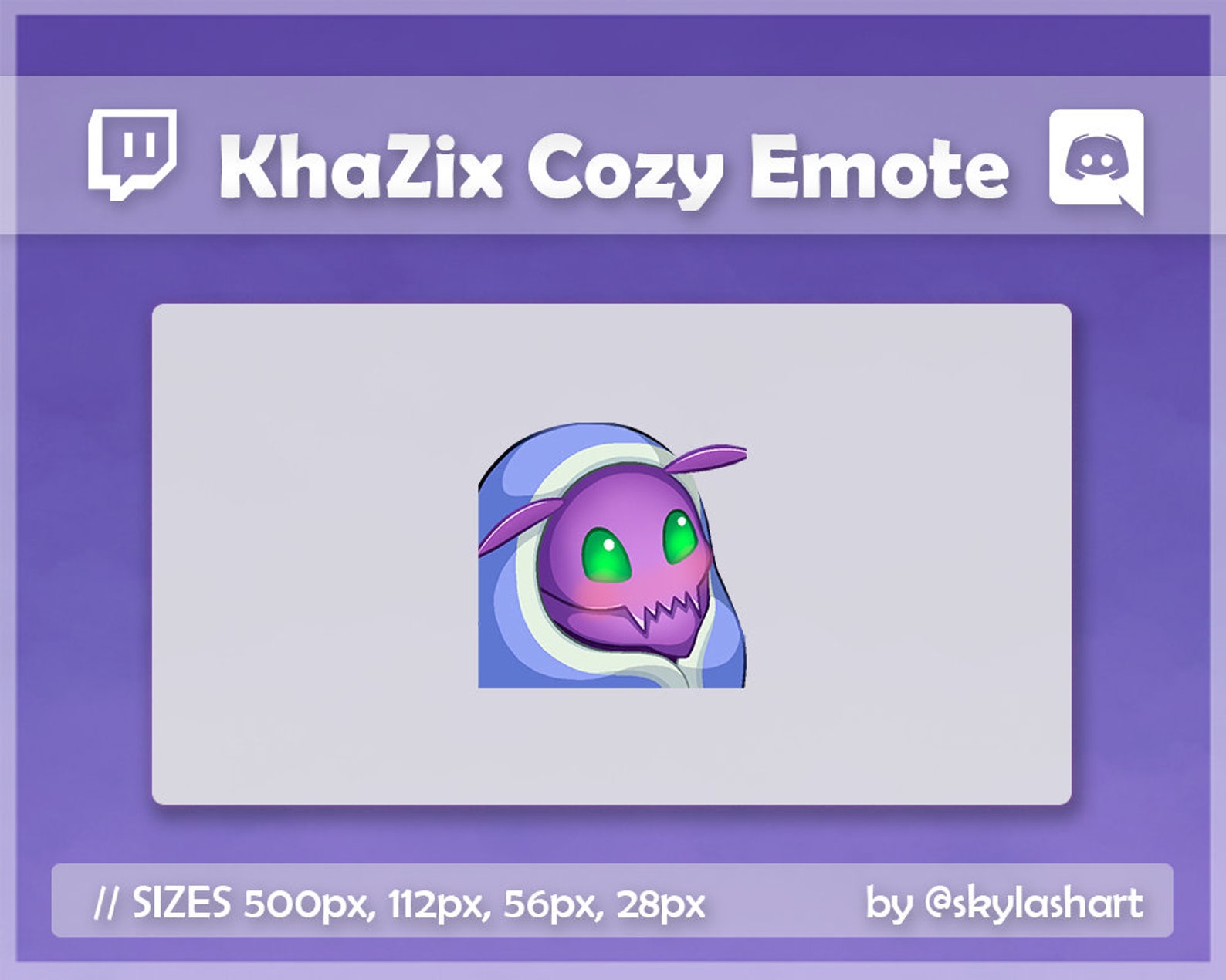 Kha'zix Cozy Emote League of Legends Gaming Streaming | Etsy