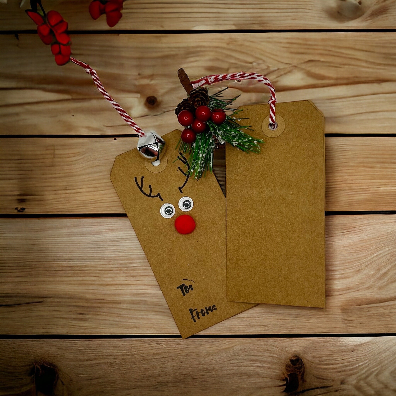 Reindeer Gift Tags, Christmas Reindeer Gift Tag, Christmas Gift Tags ...