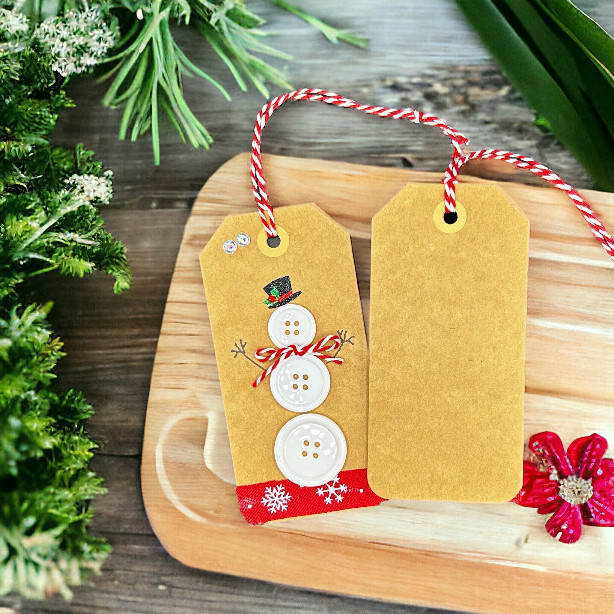 Snowman Gift Tags Set of 5, Christmas Gift Tags - Etsy