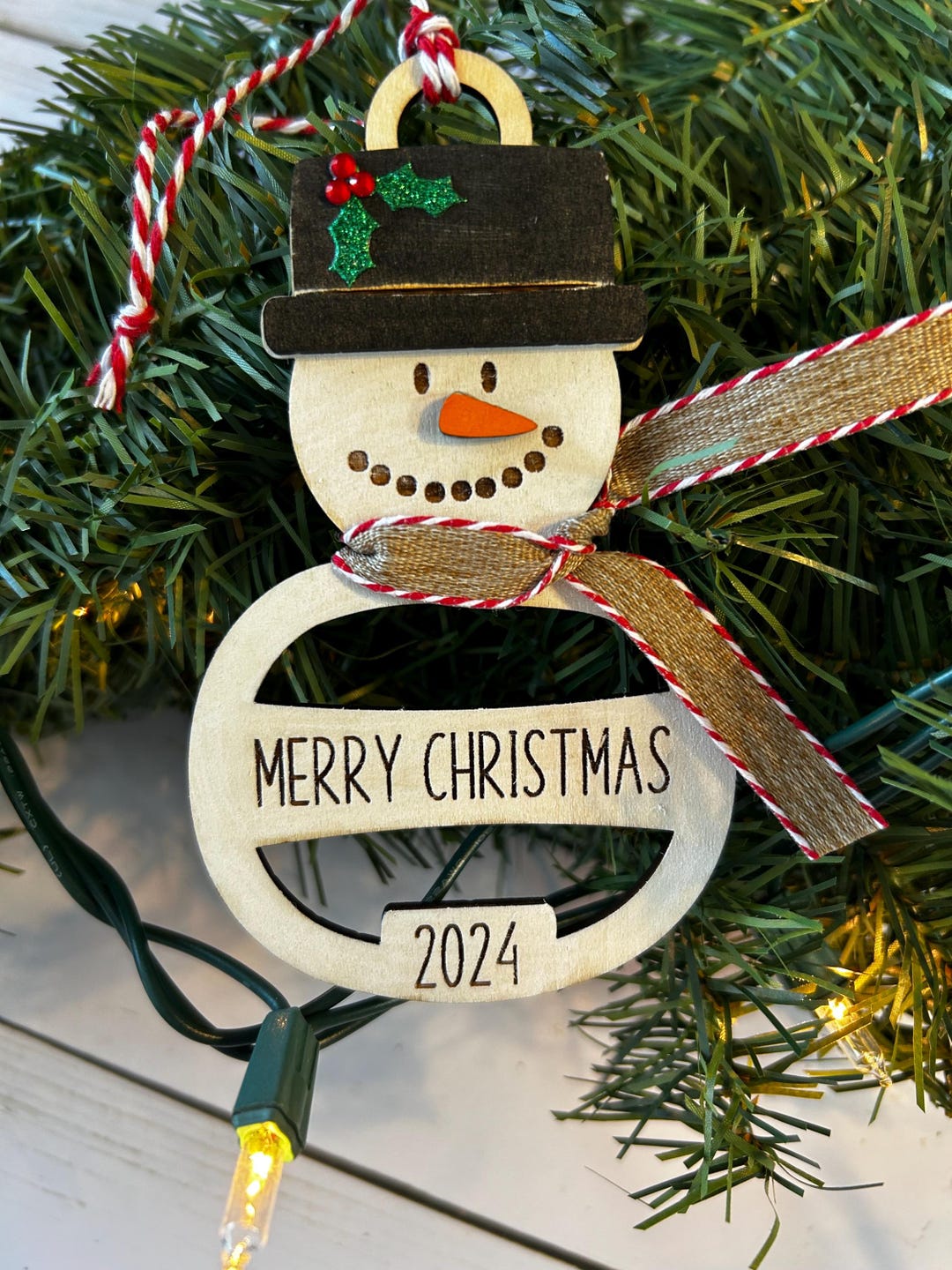 Snowman Ornament, Personalized Snowman, Christmas Ornament - Etsy