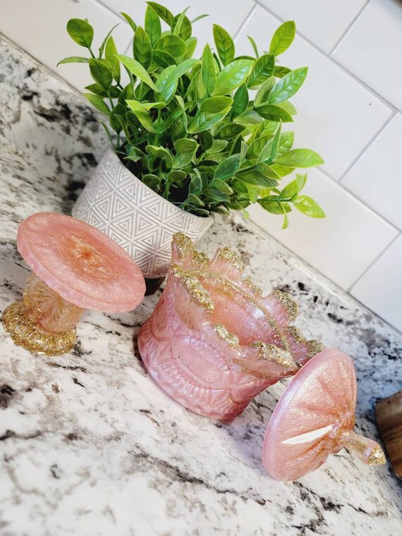Crown Jar With Lid/resin Jar With Lid/ Storage Jar - Etsy