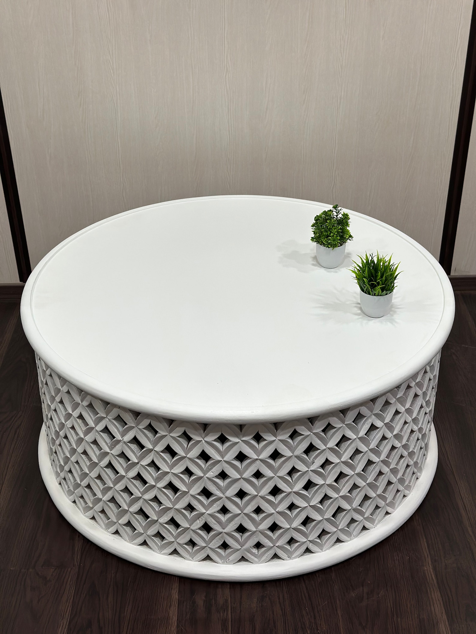 Wood Carved Coffee Table Wood Basketweave Coffee Table Wood Coffee ...