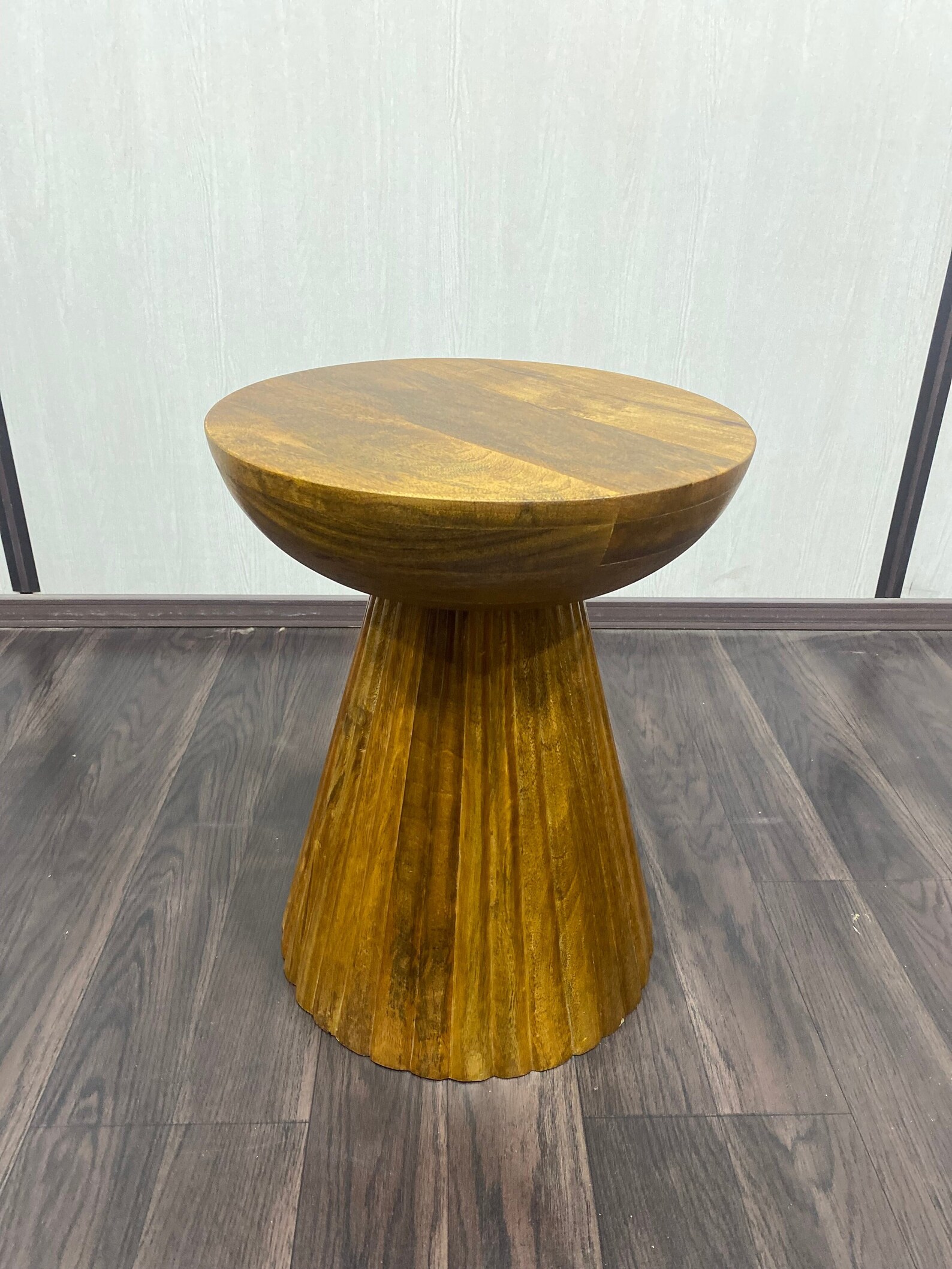 Wood Carved Side Table Wood Corner Table Wood End Table - Etsy