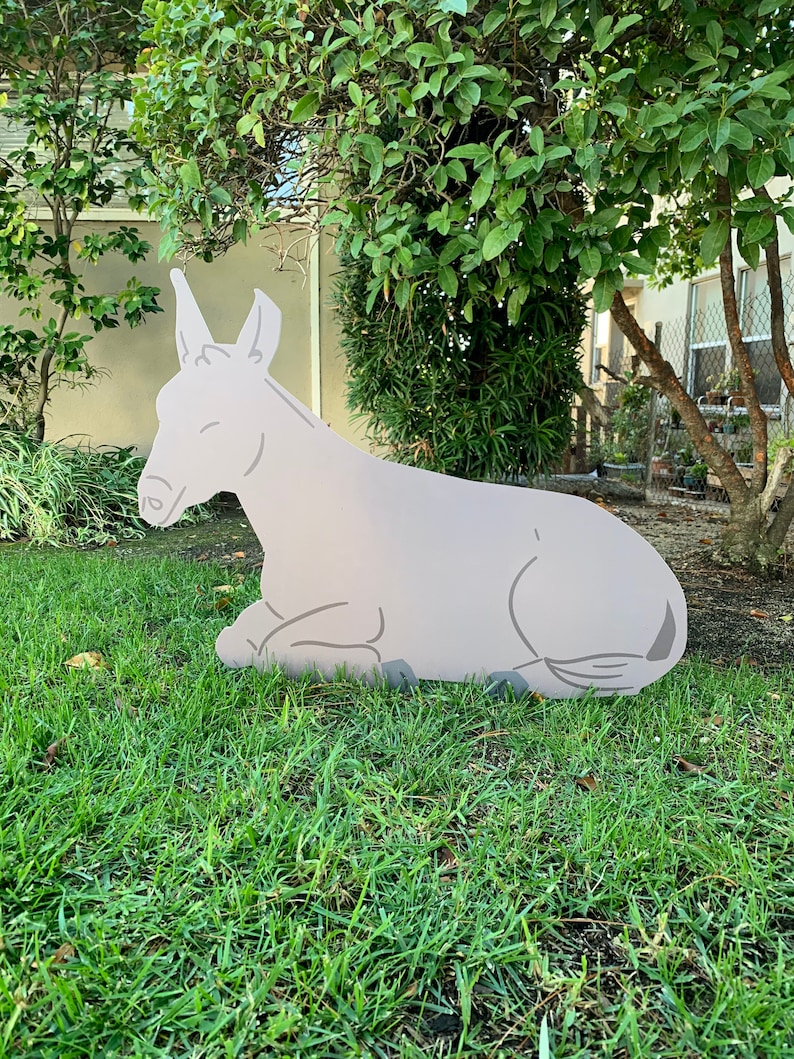 Nativity Scene Yard Art: Christmas Lawn Decoration With Holy Family - Etsy