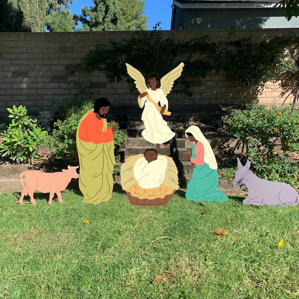 Black Nativity Scene - Etsy