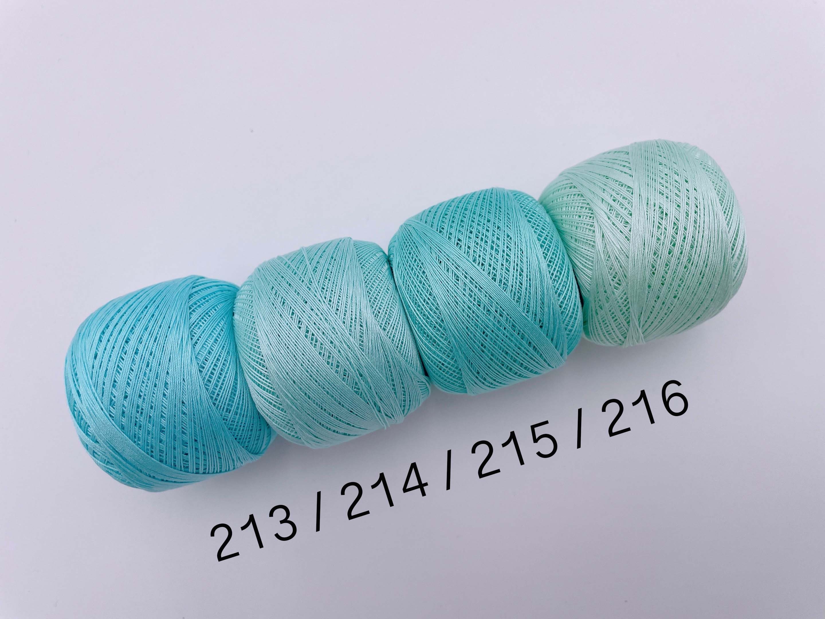 MKC Size 80 Cotton Crochet, Tatting, Knitting Thread Lace Balls, Fine ...