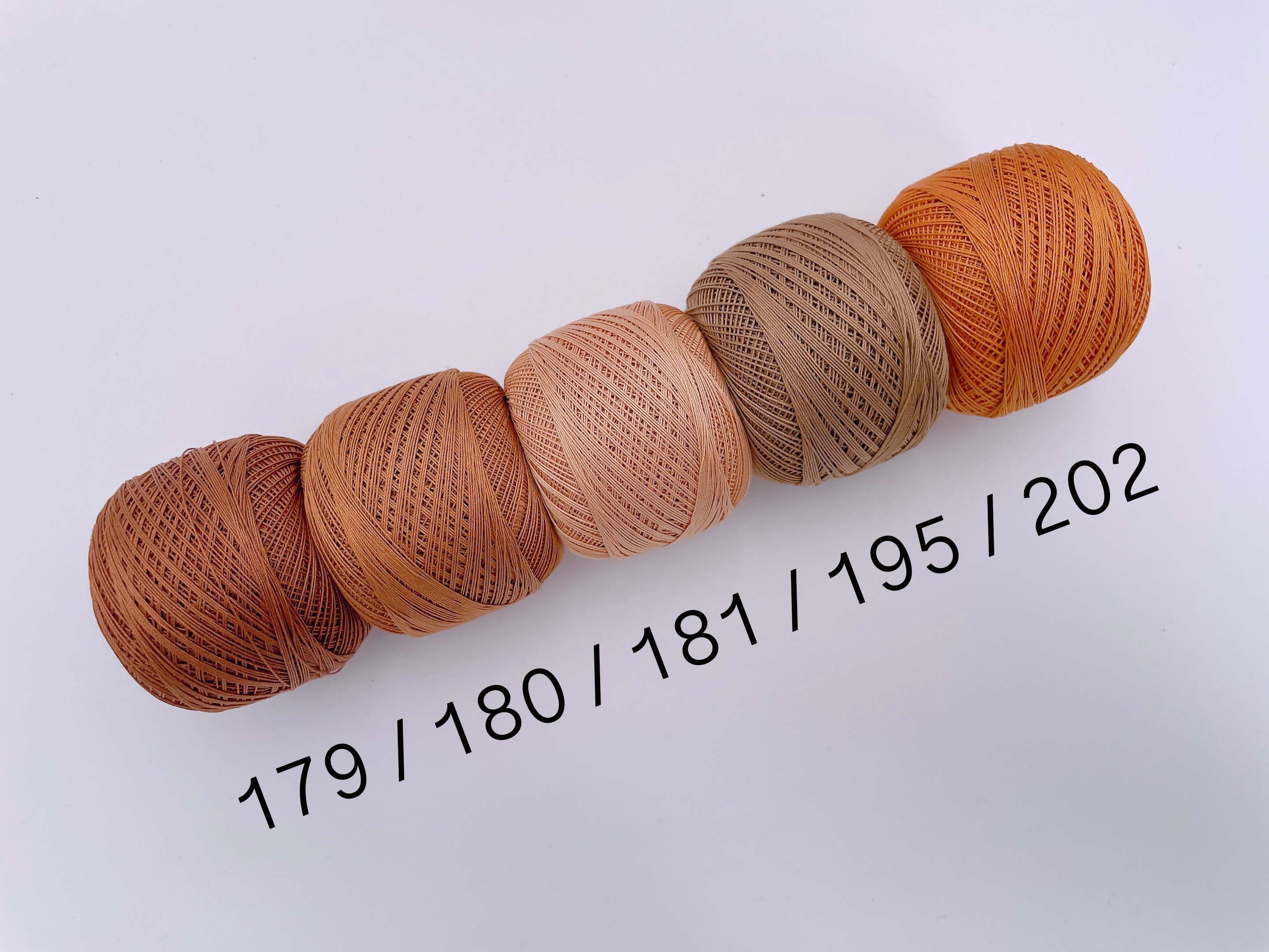 MKC Size 80 Cotton Crochet, Tatting, Knitting Thread Lace Balls, Fine ...