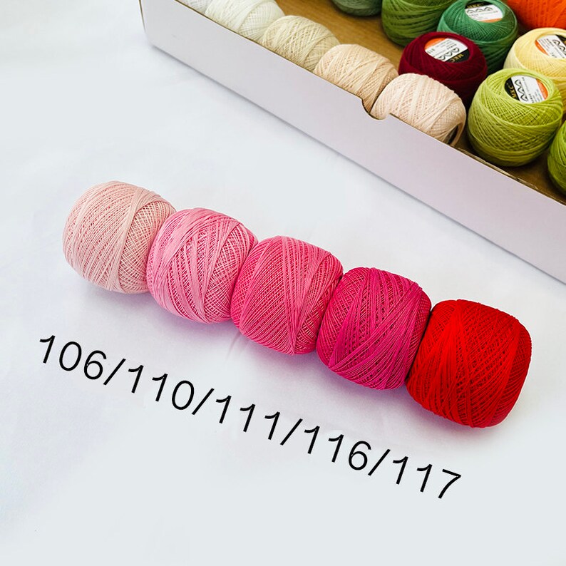 MKC Size 80 Cotton Crochet Tatting Knitting Thread Lace - Etsy