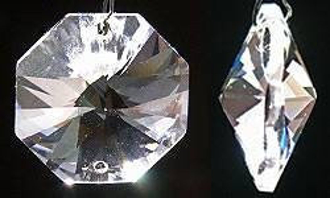 Spare Crystal 30 Pcs Pack Octagon Cut Elegant Lighting Chandelier Spare ...