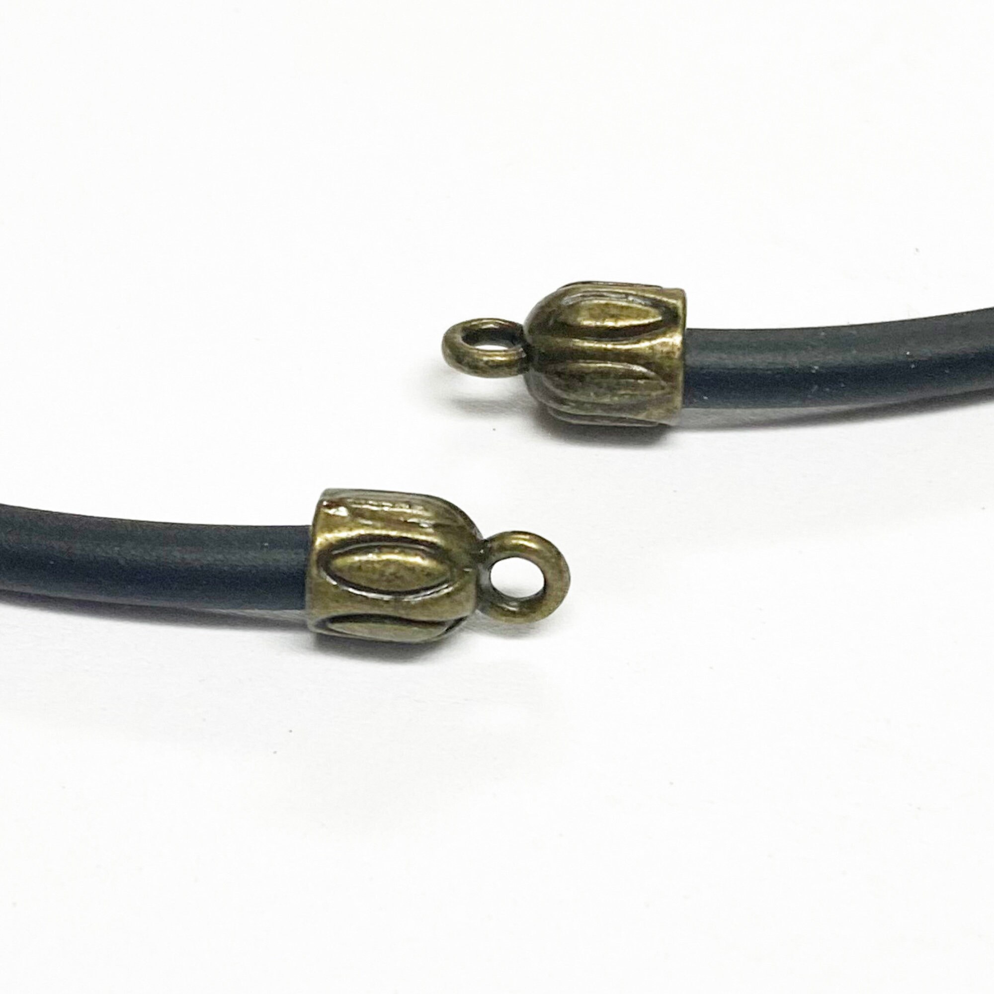 Small Silver Cord End Cap for Jewelry Making Kumihimo End Caps - Etsy