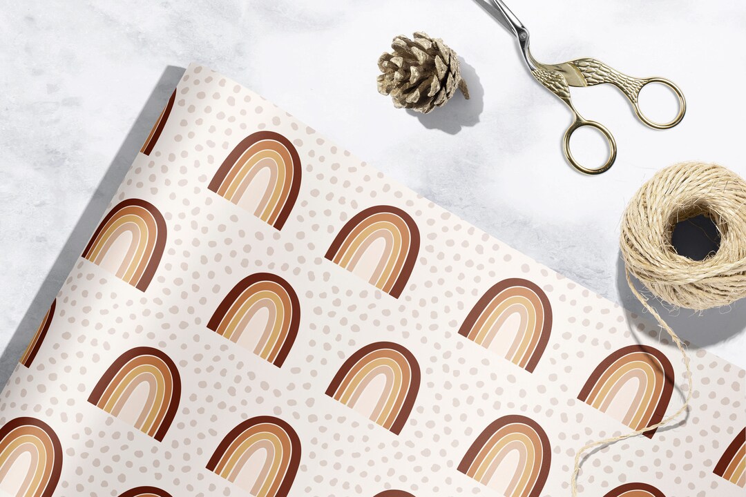 Multi Skin Tone Rainbow Luxury Birthday & Special Occassion Wrapping ...