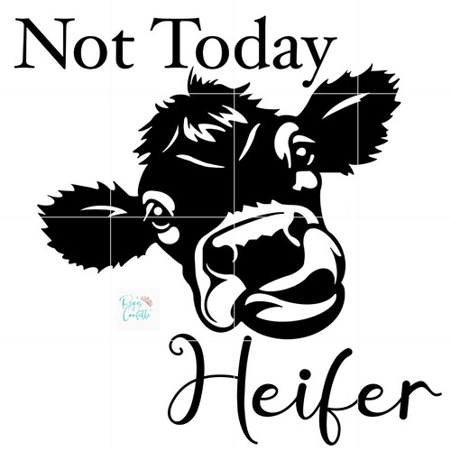 Cow Head Svg Cricut Heifer Clipart Farm Animal Png Calf - Etsy