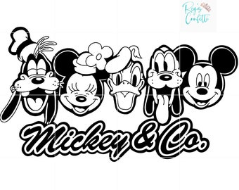 Mickey and Co Svg | Etsy