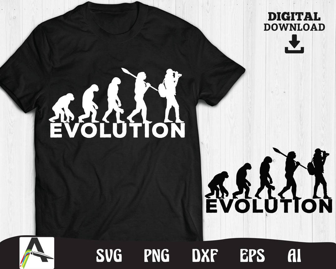 Photography Svg File - Evolution Photographer Graphic Art Digital ...