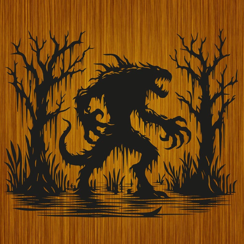 Swamp SVG Bundle PNG DXF Files for Cricut and Silhouette, Bayou Gator ...