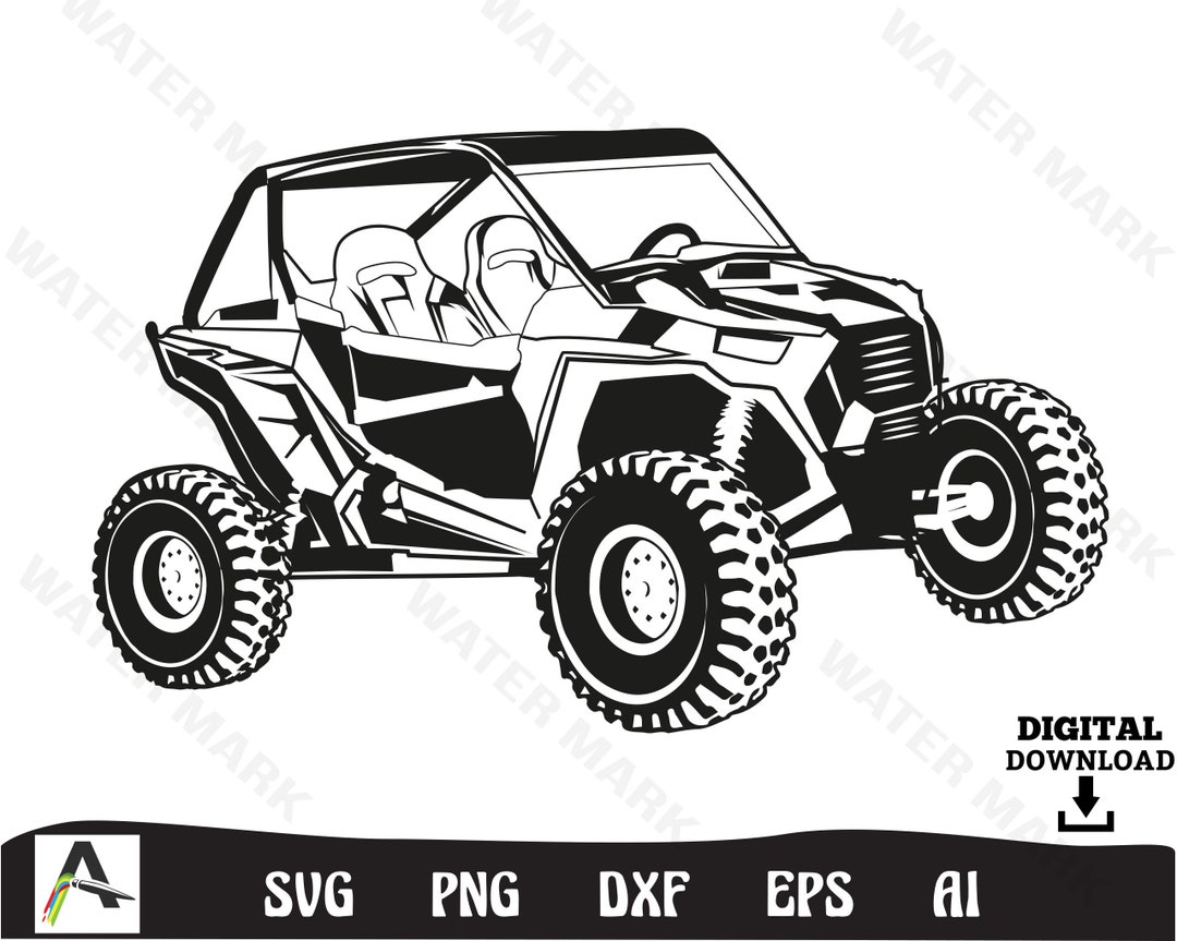 UTV Svg - Cool UTV Silhouette Cut File Instant Digital Download - Etsy