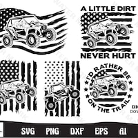 ATV Quad Usa Flag Bundle SVG PNG - Etsy